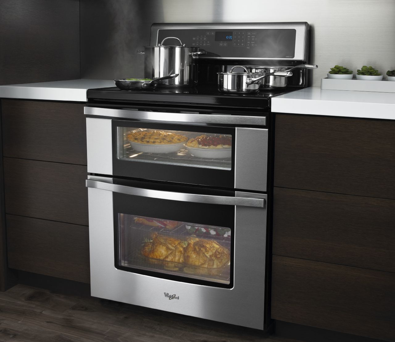 Whirlpool Induction Double Oven Freestanding Range WGI925C0BS Concord 