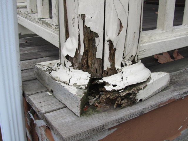Porch Column Replacement - Concord Carpenter