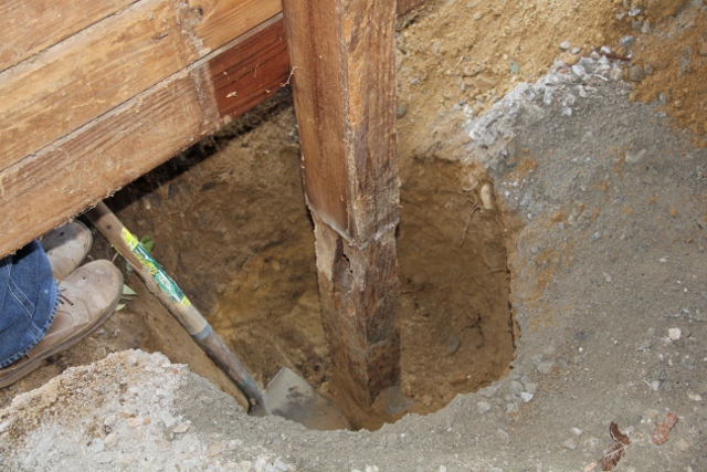 Repairing Barn Support Posts - Concord Carpenter