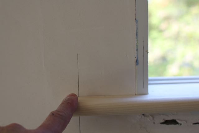 Interior Wood Window Sill Details