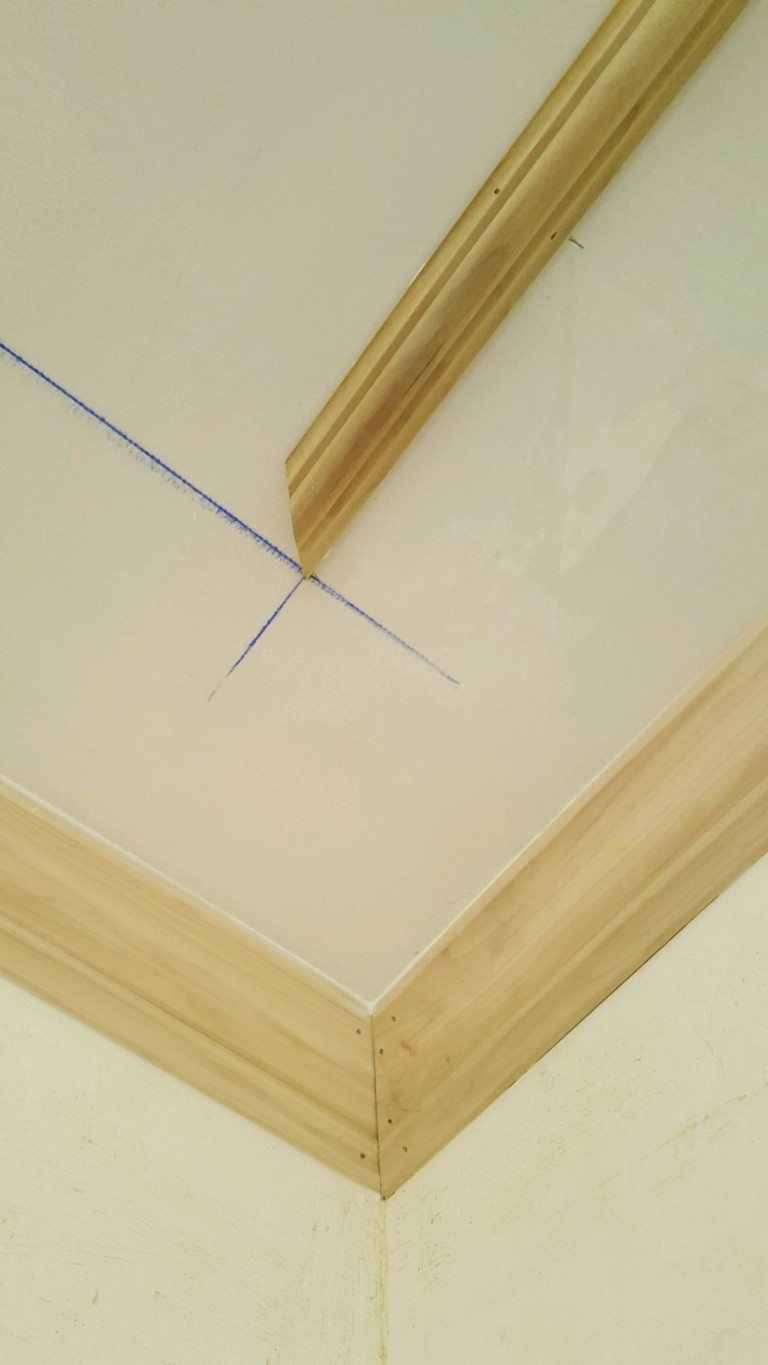 How to Apply Astragal Molding On a Ceiling - Concord Carpenter