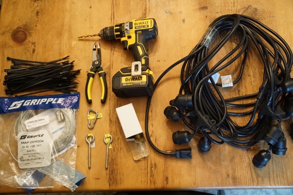 Using a Cable to Hang String Lights - Concord Carpenter