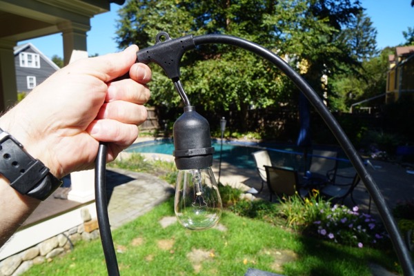 Using a Cable to Hang String Lights - Concord Carpenter