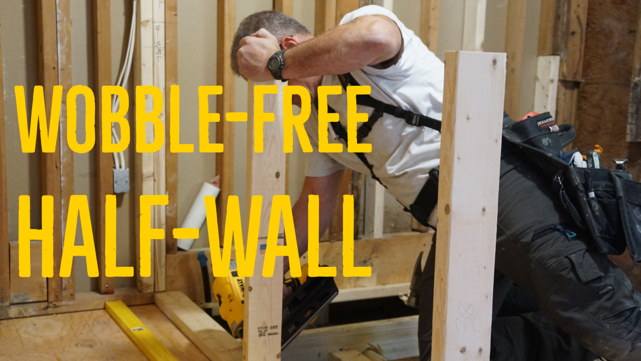 How To Build A Half Wall On Concrete - Infoupdate.org