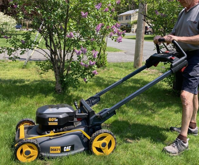 CAT 60V 21” Mower - Concord Carpenter