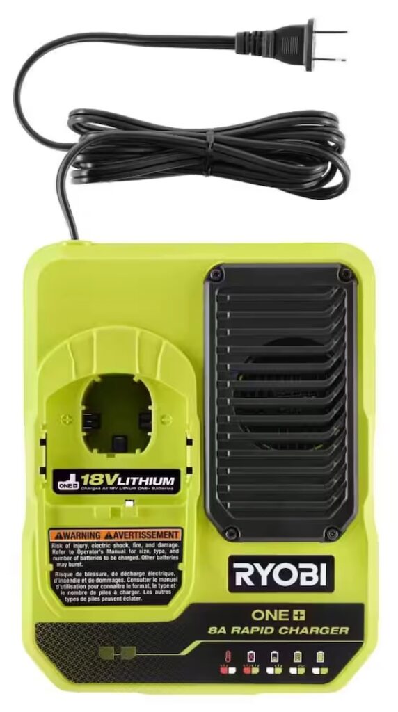 Ryobi ONE+ 18V 8A Rapid Charger - Concord Carpenter