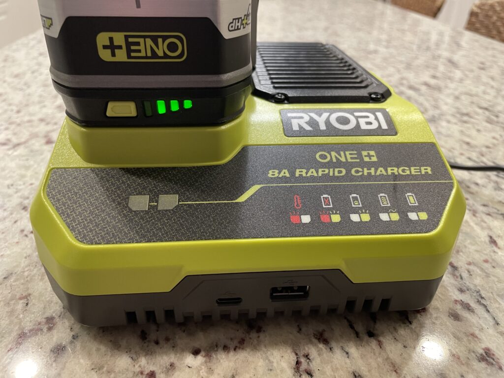 Ryobi ONE+ 18V 8A Rapid Charger - Concord Carpenter