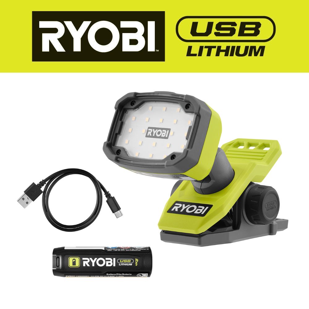 Ryobi USB Lithium LED Clamp Light Kit - Concord Carpenter