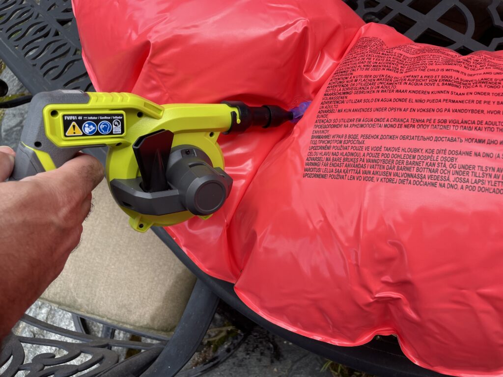 Ryobi USB Lithium High Volume Inflator - Concord Carpenter