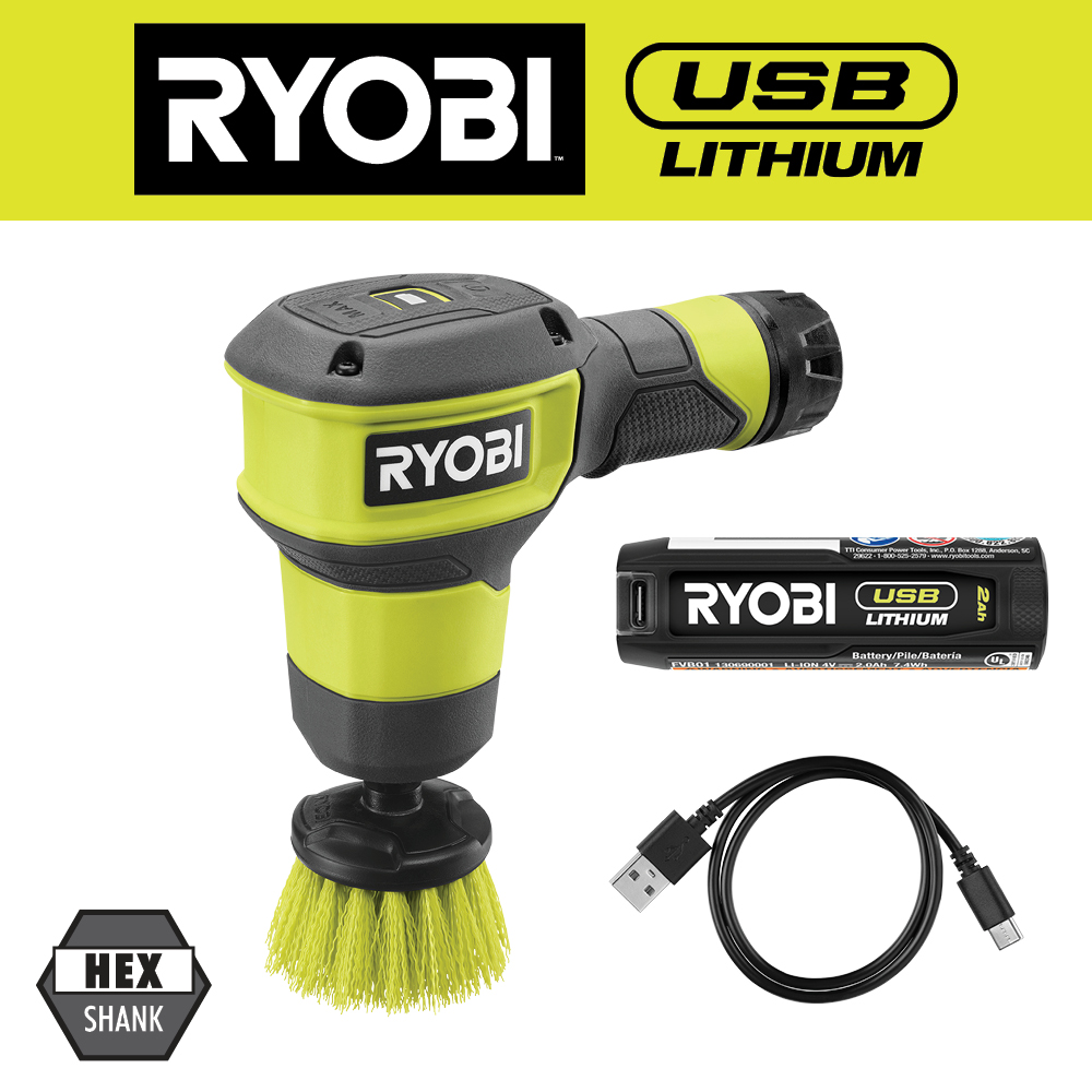 Ryobi USB Lithium Power Scrubber - Concord Carpenter
