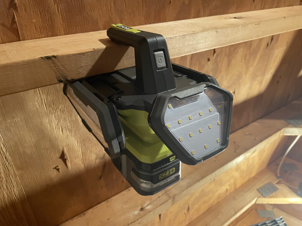 Ryobi Hybrid TriPower Tripod LED Light - Concord Carpenter